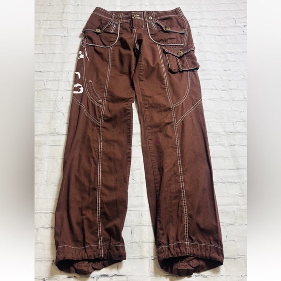 Cache | Pants & Jumpsuits | Vintage Cache Pants Womens 2 Brown Cargo ...